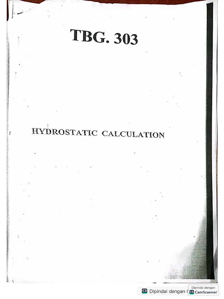 Hydrostatic Table BG.TBG 303 | PDF