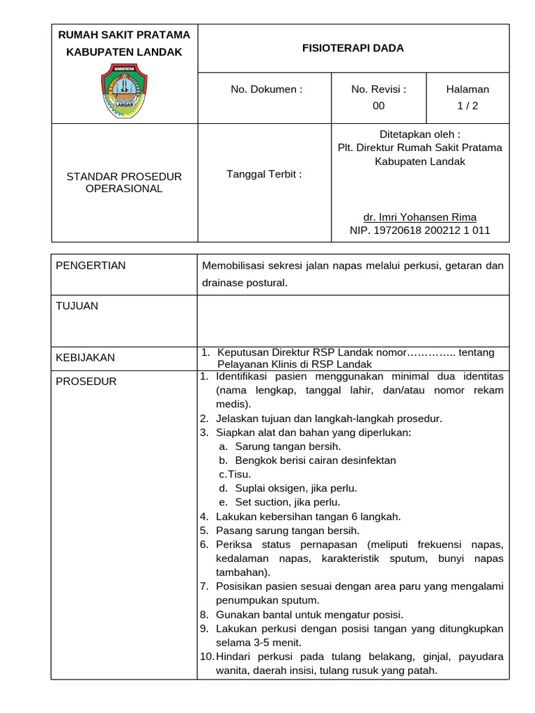 SPO FISIOTERAPI DADA | PDF
