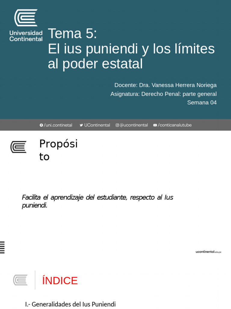 Tema 5 Ius Puniendi Semana 4 | PDF | Castigos | Justicia