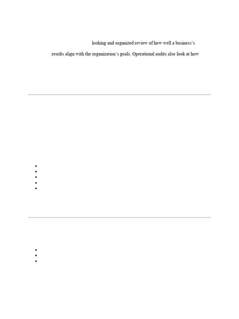 Understanding Operational Auditing | PDF | Internal Audit | Audit