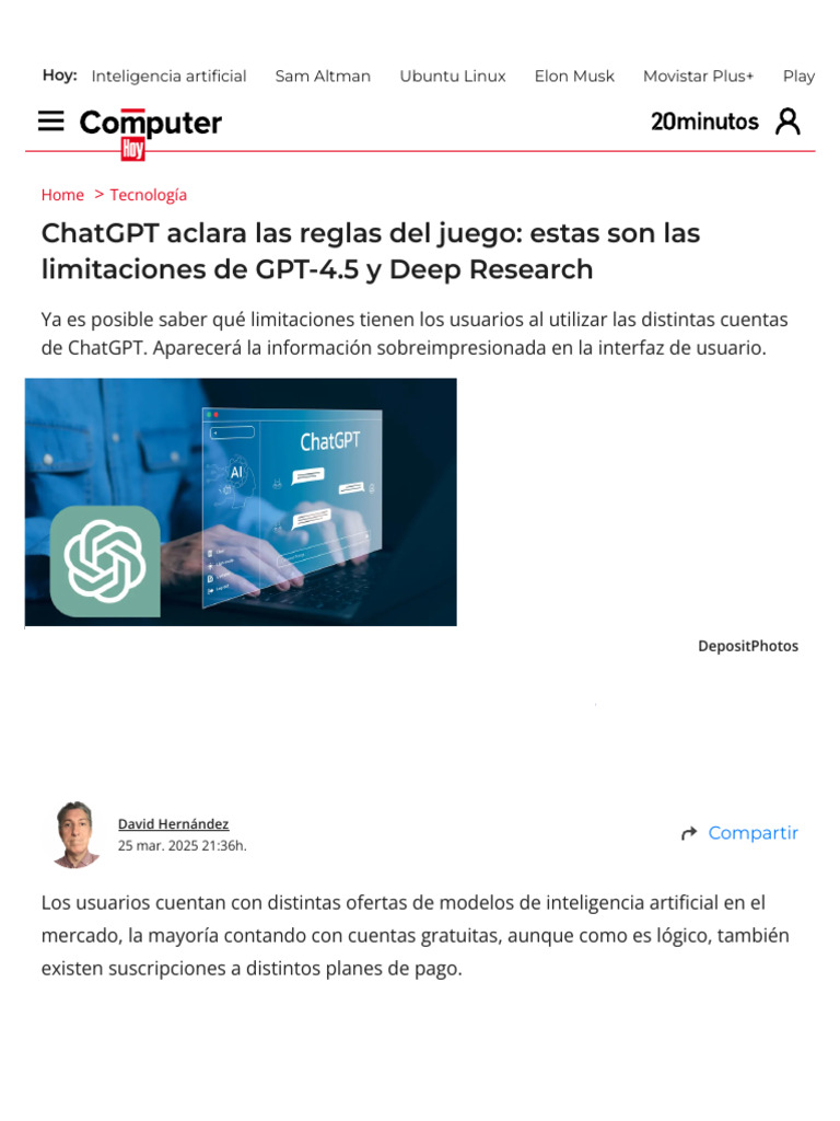 ChatGPT Aclara Las Reglas Del Juego - Estas Son Las Limitaciones de GPT ...