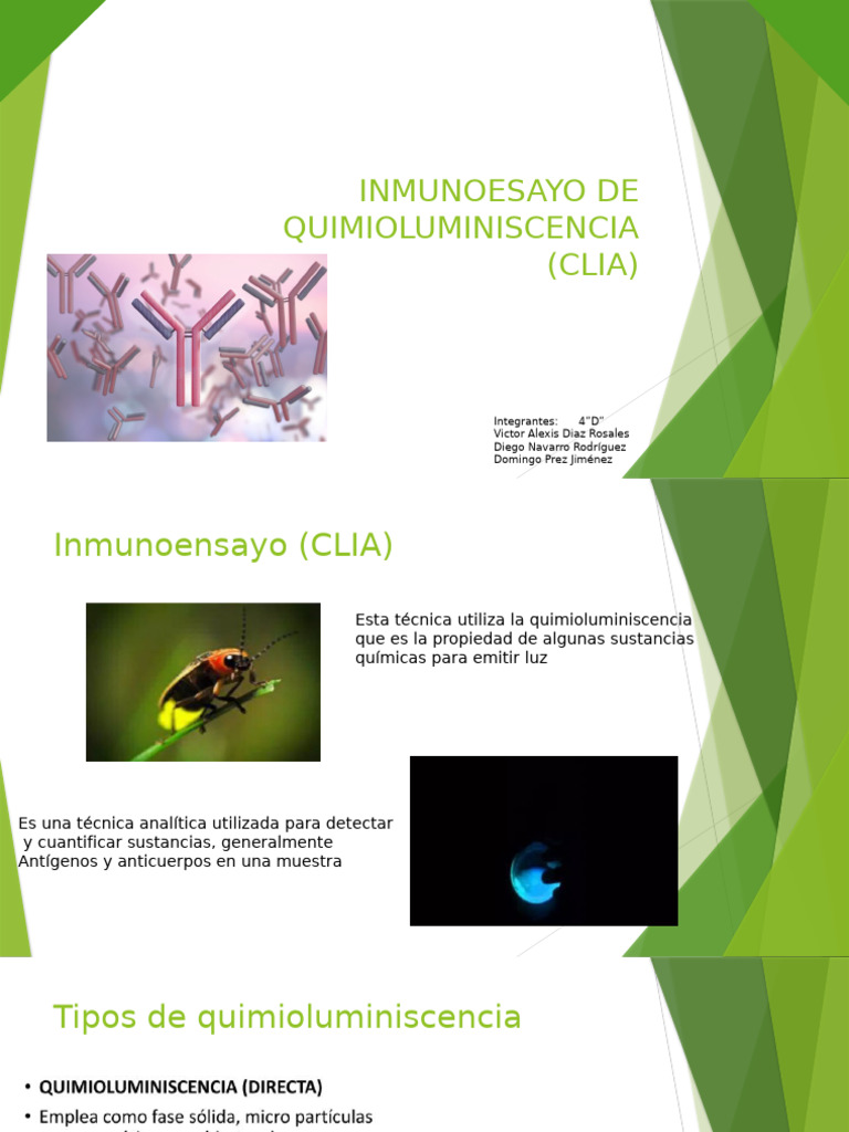 Inmunoensayo CLIA: Ventajas y Desventajas | PDF