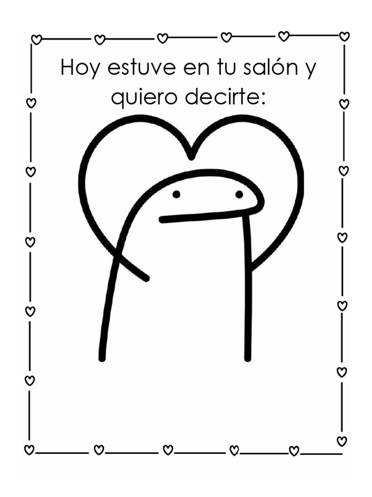 Hoy Estuve en Tu Salón y Quiero Decirte | PDF