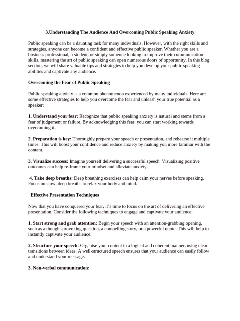 PS | PDF | Public Speaking | Nonverbal Communication