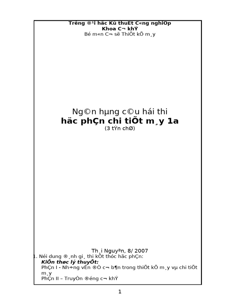 Cau Hoi Va Dap anCTM HPI (Nop1-8-07) | PDF