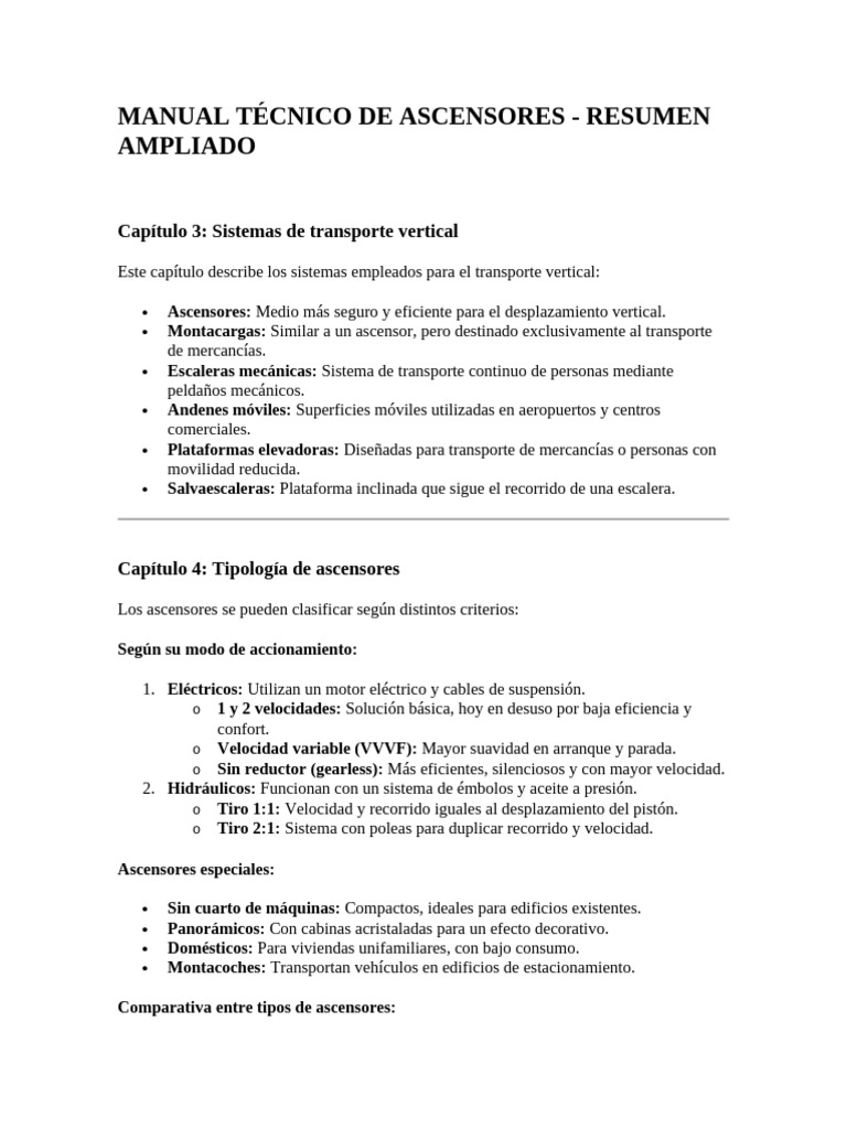 Ascensores | PDF | Ascensor