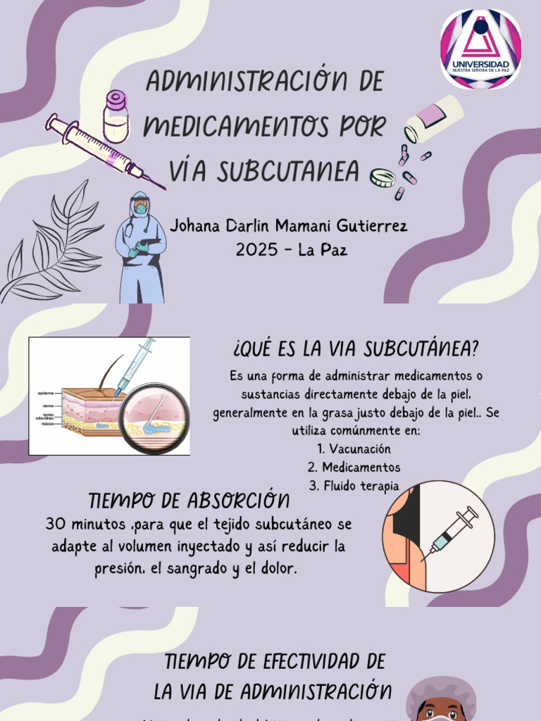 Fundamentos II - Vía Subcutánea - 20250227 - 183144 - 0000 | PDF