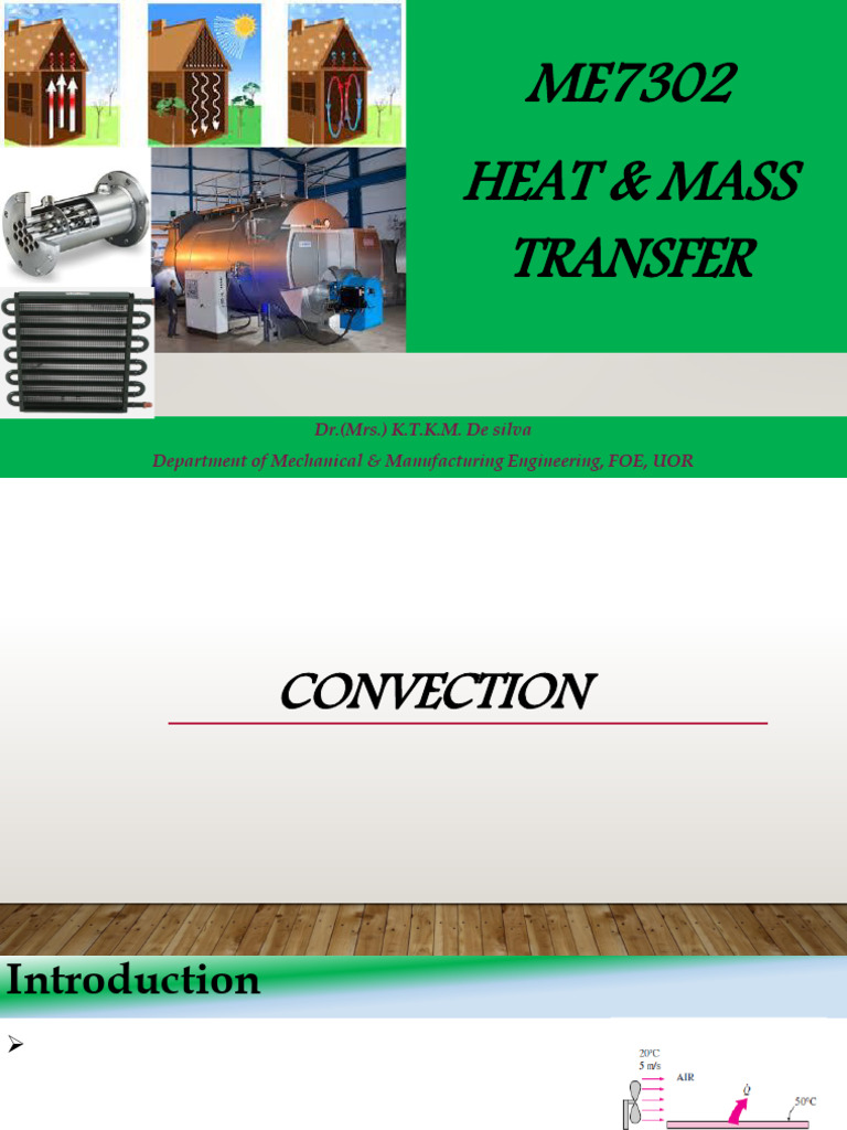 Introduction To Convection | PDF | Fluid Dynamics | Boundary Layer