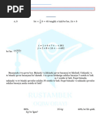 6-sinf Matematika CHSB Demo Test | PDF