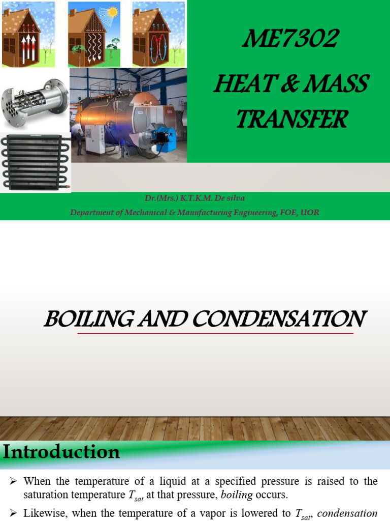 Boiling and Condensation Heat Transfer | PDF | Boiling | Heat Transfer