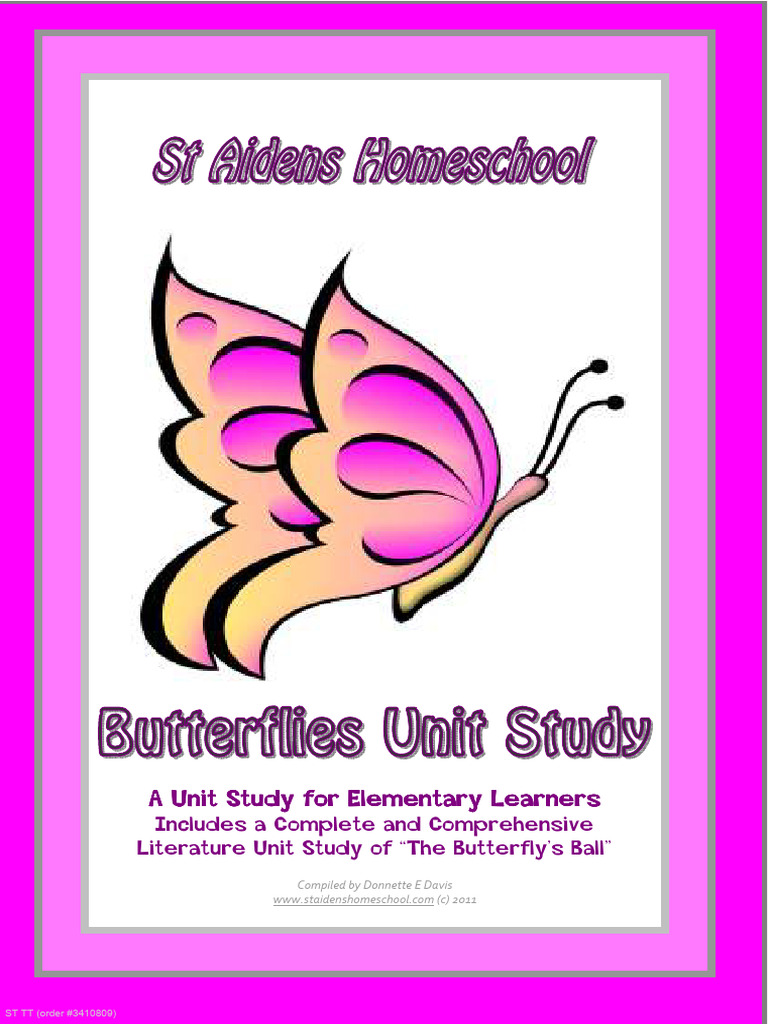 Butterfly Unit Study | PDF | Butterfly | Pupa