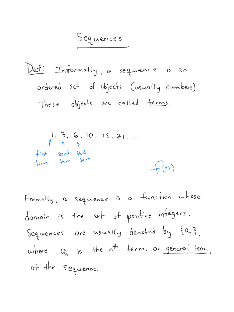 08 Sequences PDF | PDF | Sequence | Mathematics