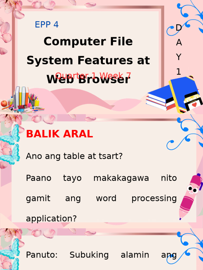 EPP 4 Q1 Week 7 | PDF