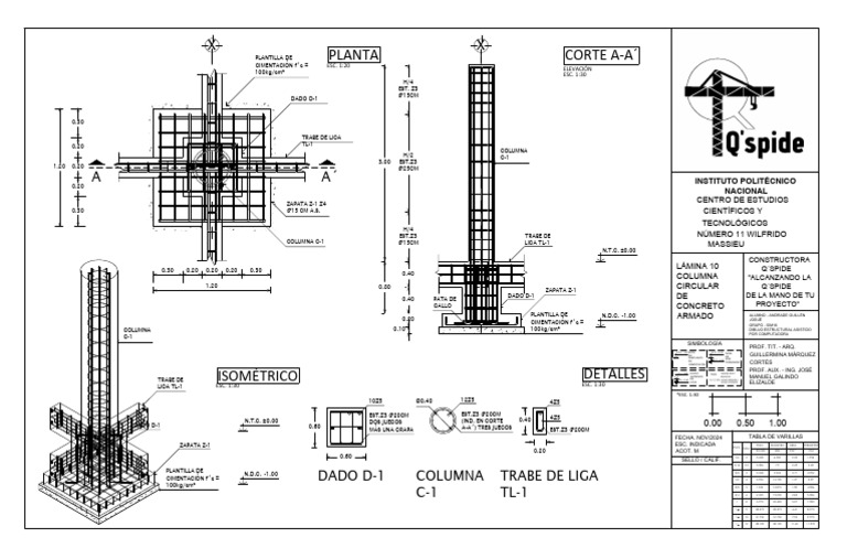 Diseño de Columna Circular en Concreto | PDF