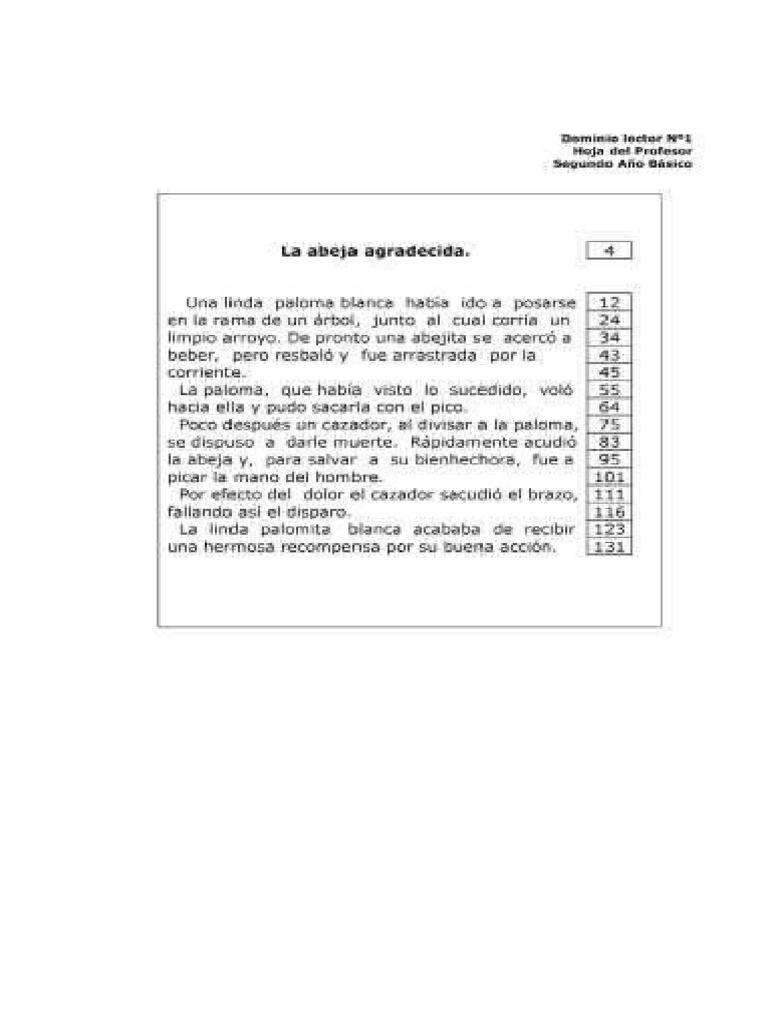 Lecturas para Desarrollar La Fluidez. | PDF