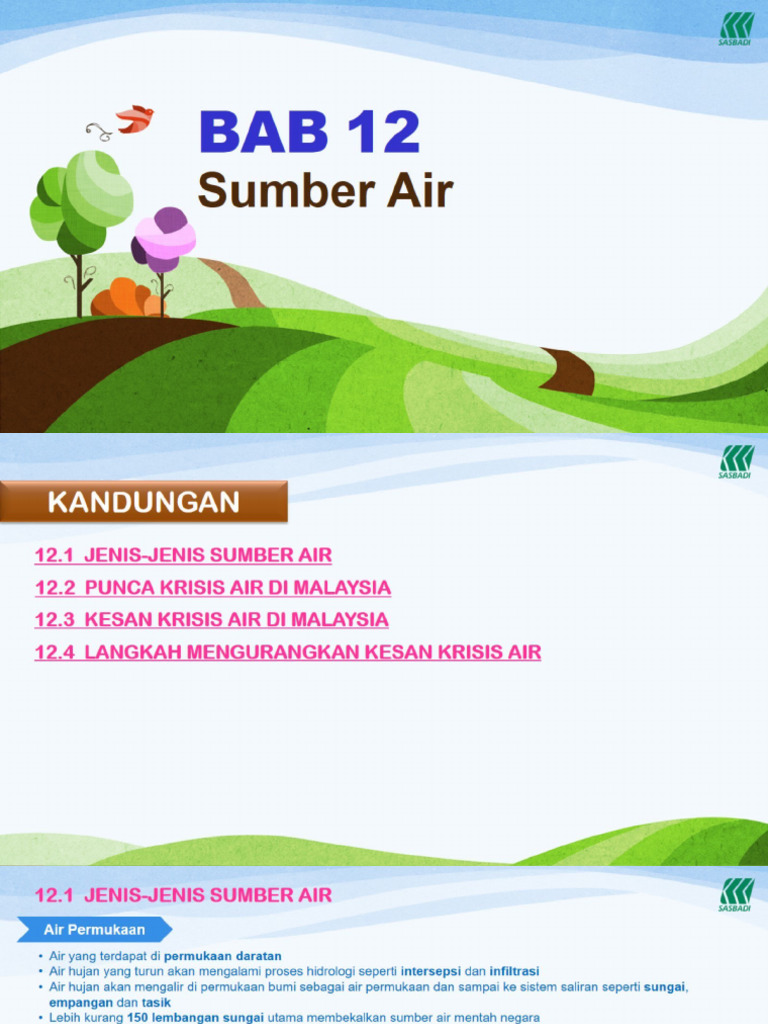 Bab 12 Sumber Air | PDF