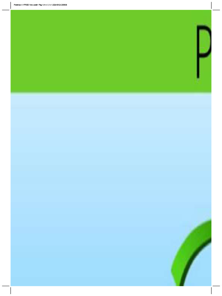 Posteriza v1.1 Free Poster Pages | PDF
