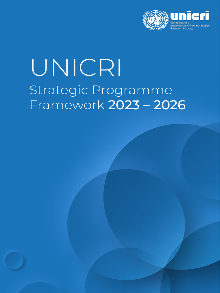 Unicri Strategic Programme Framework 2023 - Web | PDF