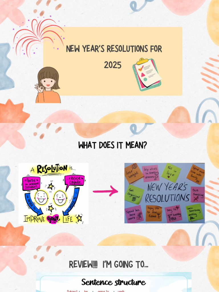 New Year's Resolutions For 2025 | PDF