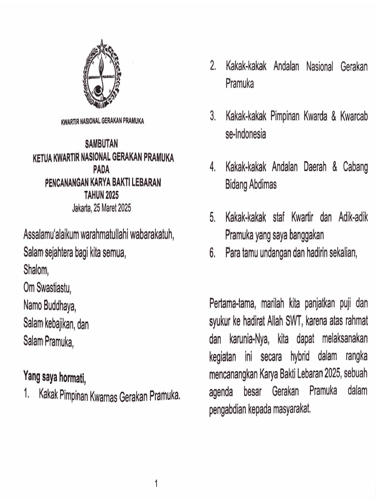 Samka Pencanangan KBL 2025, 25 Maret 2025 - 25-03-25 - 09.46 | PDF