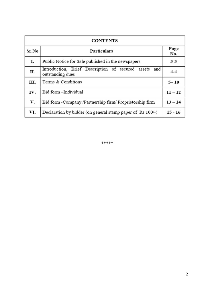 Bid Document Swain Traders 2 | PDF