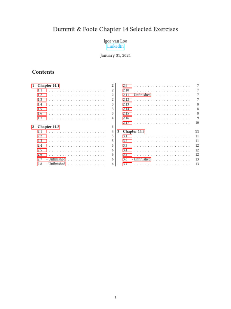 Dummit Foote Chapter 14 Exercises | PDF | Field (Mathematics ...