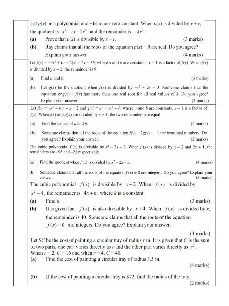 2324 - S4 - MATH - Normal (All) - 2 | PDF