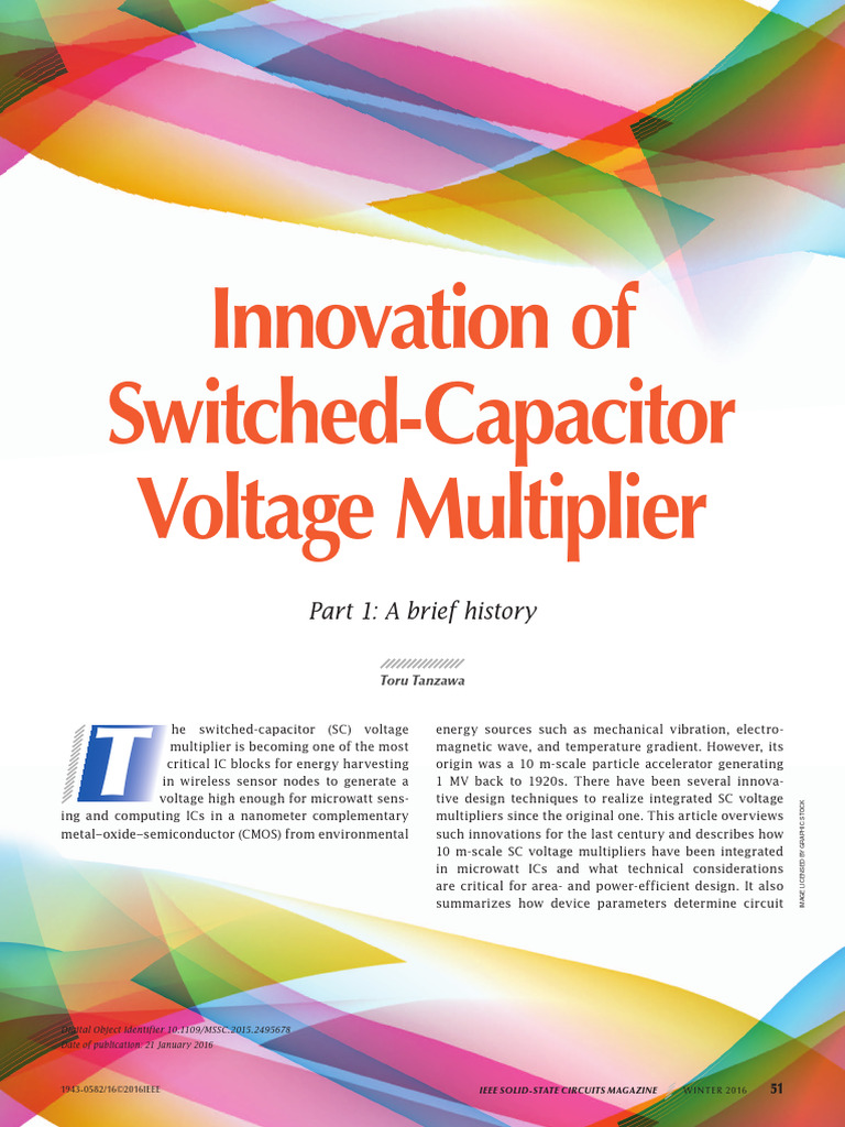 Innovation of Switched-Capacitor Voltage Multiplier Part 1 A Brief ...