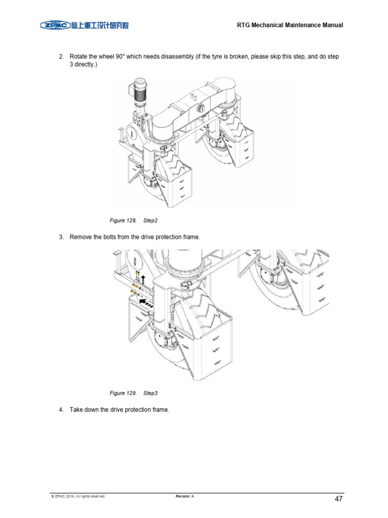 RTG Mechanical Maintenance Manual (149-155) | PDF