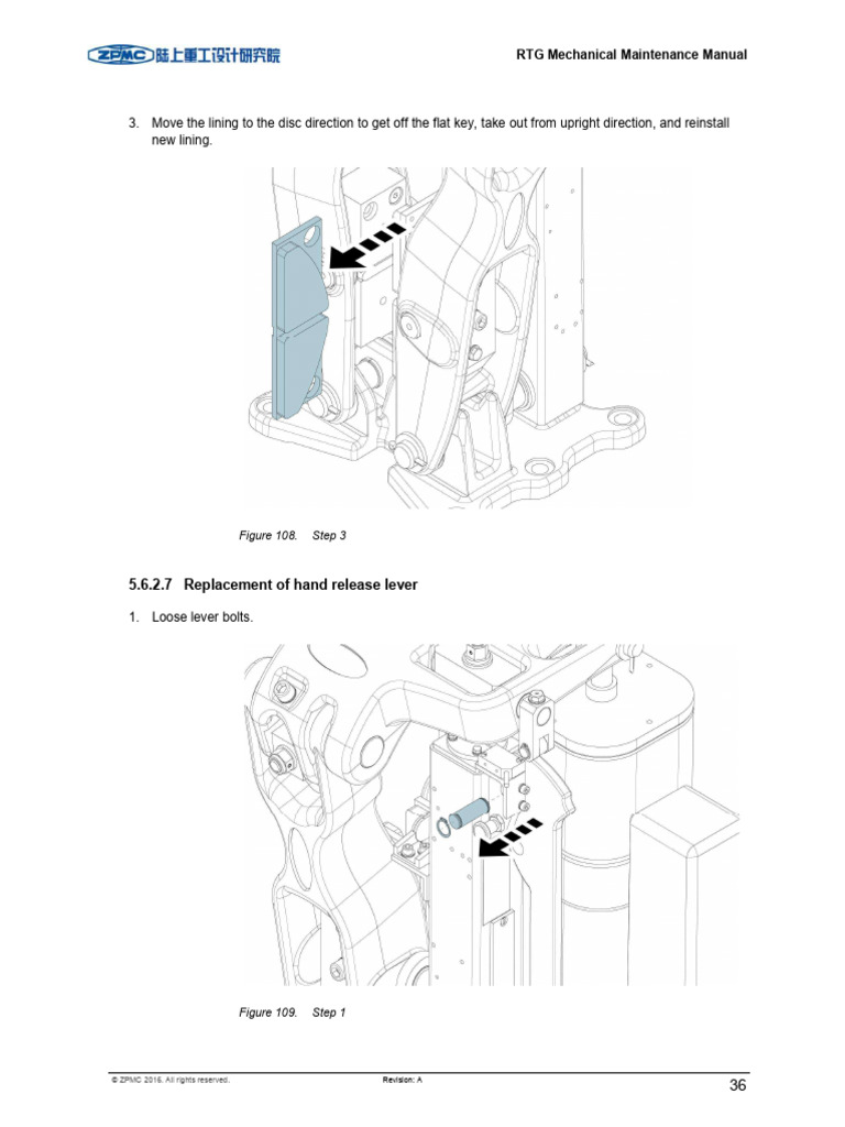 RTG Mechanical Maintenance Guide | PDF | Nut (Hardware) | Screw