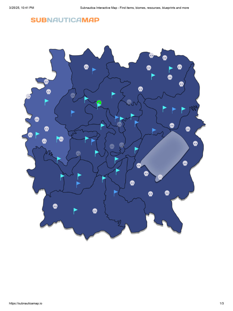 Subnautica Interactive Map - Find Items, Biomes, Resources, Blueprints ...