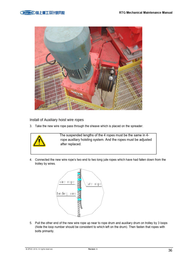 RTG Mechanical Maintenance Guide | PDF | Paint | Abrasive