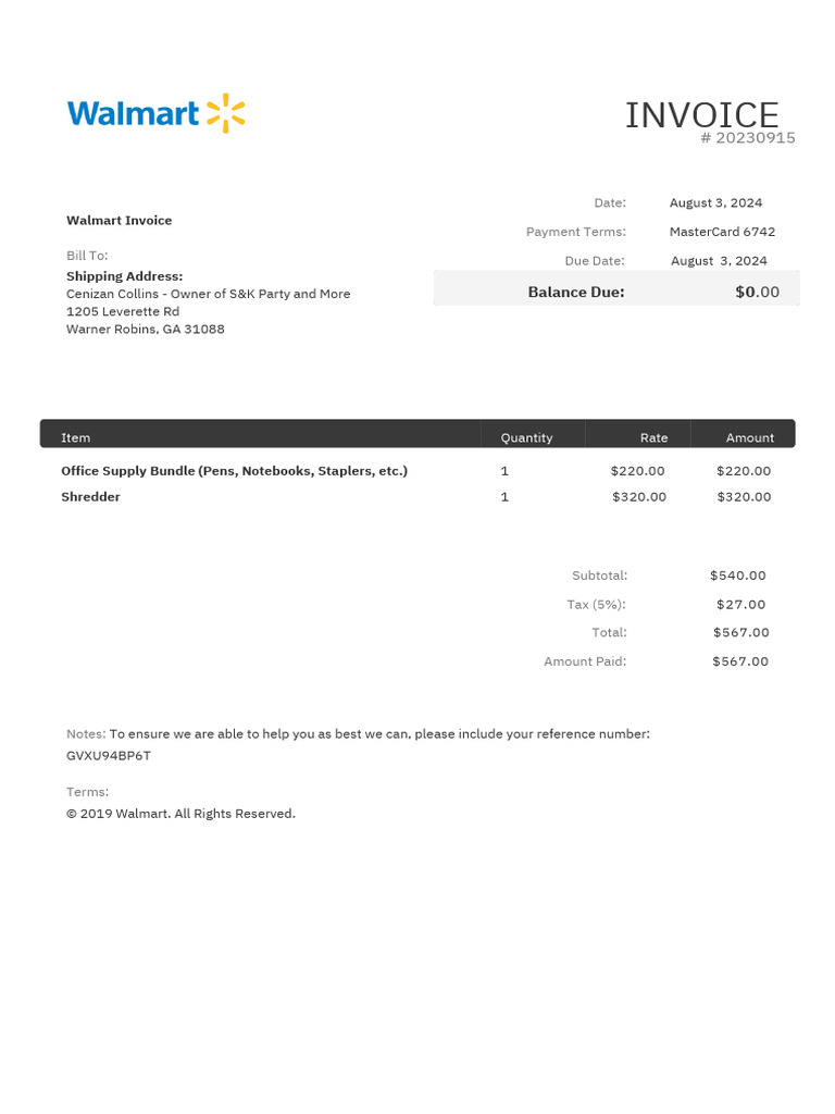 Invoice: Date: Payment Terms: Due Date | PDF