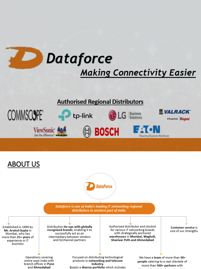 Company Profile_Dataforce | PDF | Computer Monitor | Data Center