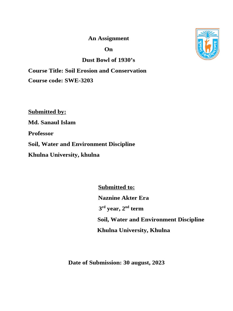 Dust Bowl 1930 | PDF | Dust Bowl | Agriculture