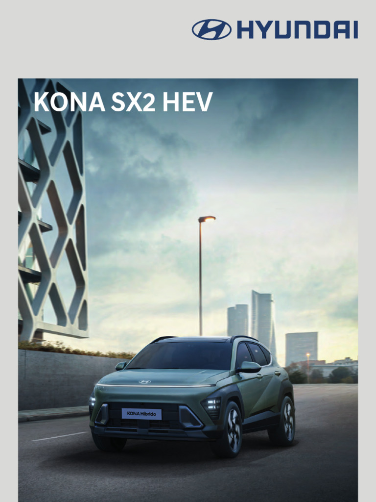 Especificaciones del KONA SX2 HEV | PDF | Vehículos con tracción ...