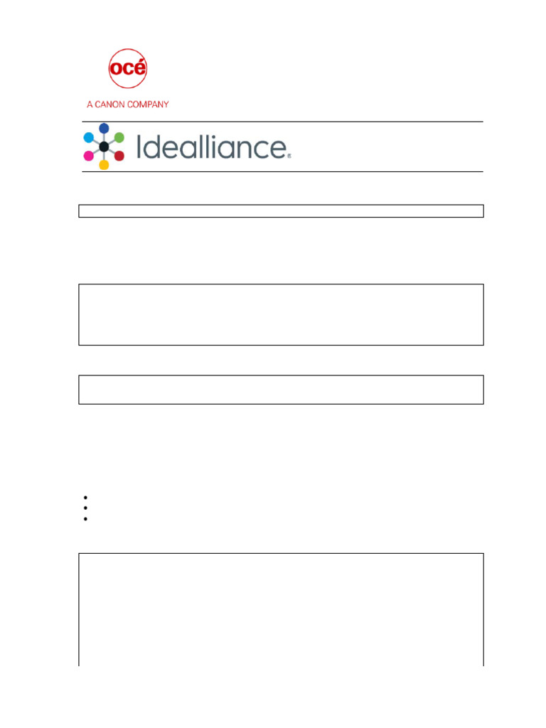 Oce VarioPrint I Series | PDF