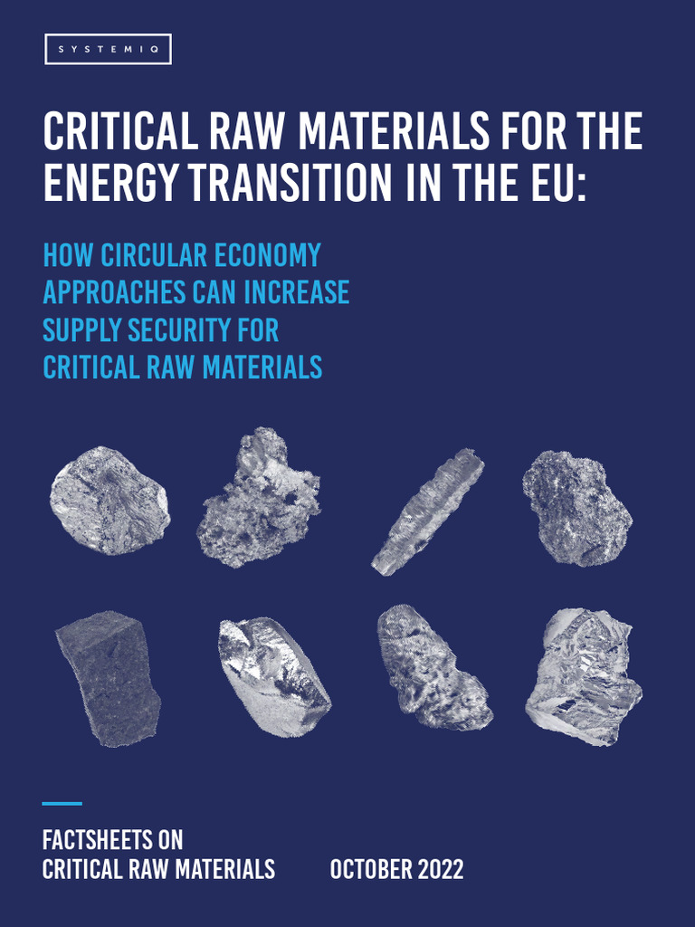 Critical_Raw_Materials_1682822611 | PDF | Electric Vehicle | Cobalt