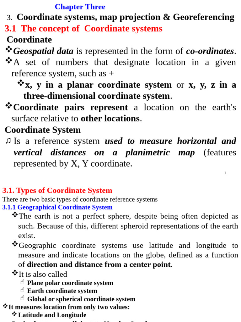 Understanding WGS84 and Coordinate Systems | PDF | Geographic ...