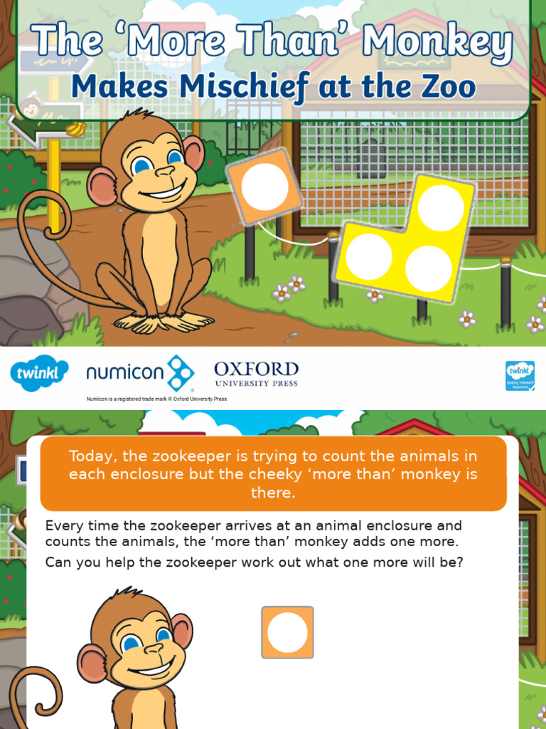 T N 7303 The One More Than Monkey Powerpoint 3 Ver 3 | PDF | Zoology