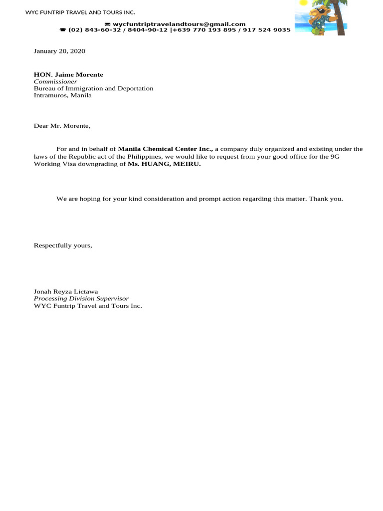 Letter Request | PDF