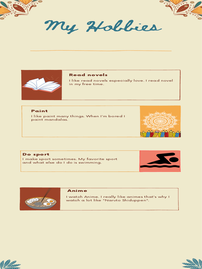 My Hobbies | PDF