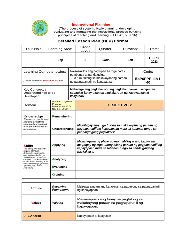 Instructional Planning | PDF