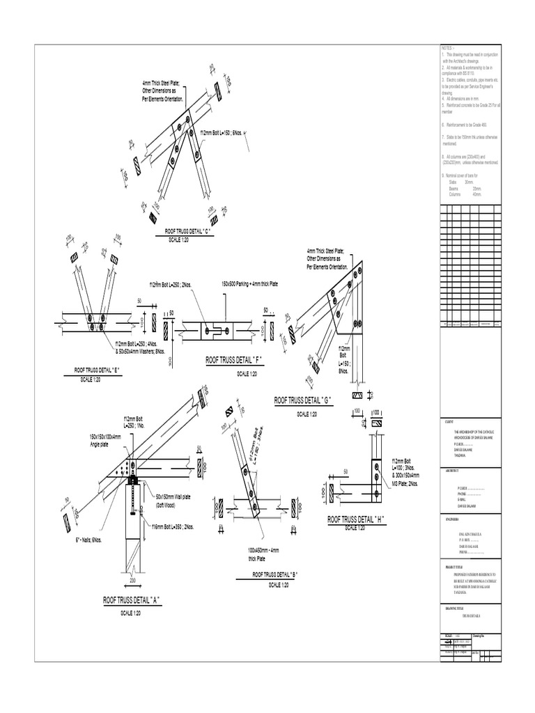 20.Truss details-1 | PDF | Building | Building Technology