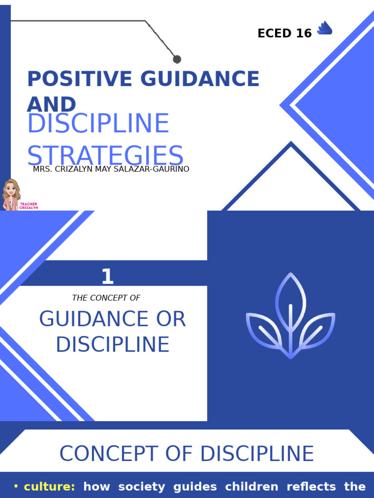 ECED 16 - Lesson 4 Positive Guidance and Discipline Strategies | PDF ...
