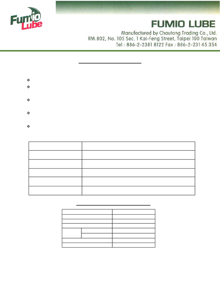 FL HYDRO AW 68 Lubricating Oil Guide | PDF | Liquids | Materials