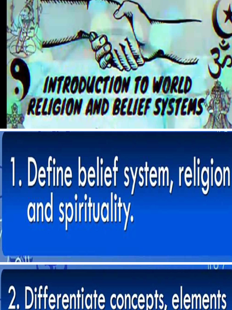 Intro to World Religion Lesson 1 | PDF