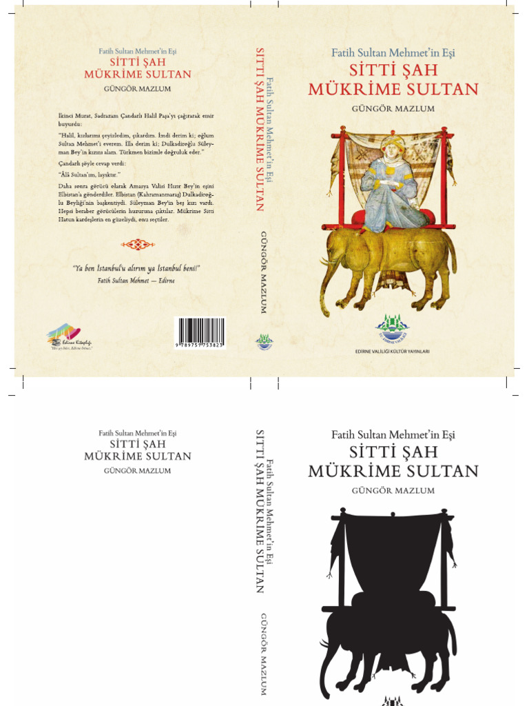 Fatih Sultan Mehmet - in Esi Sitti Sah Mukrime Sultan Kitab | PDF