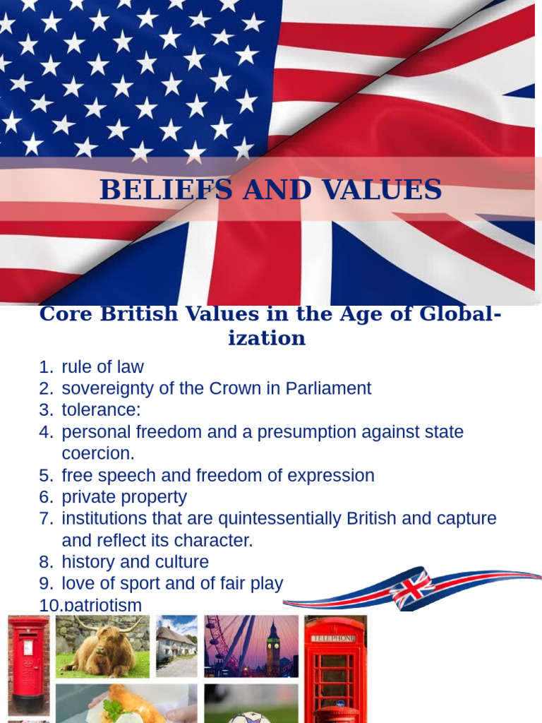 American Values and Beliefs Overview | PDF | Wealth | The United States