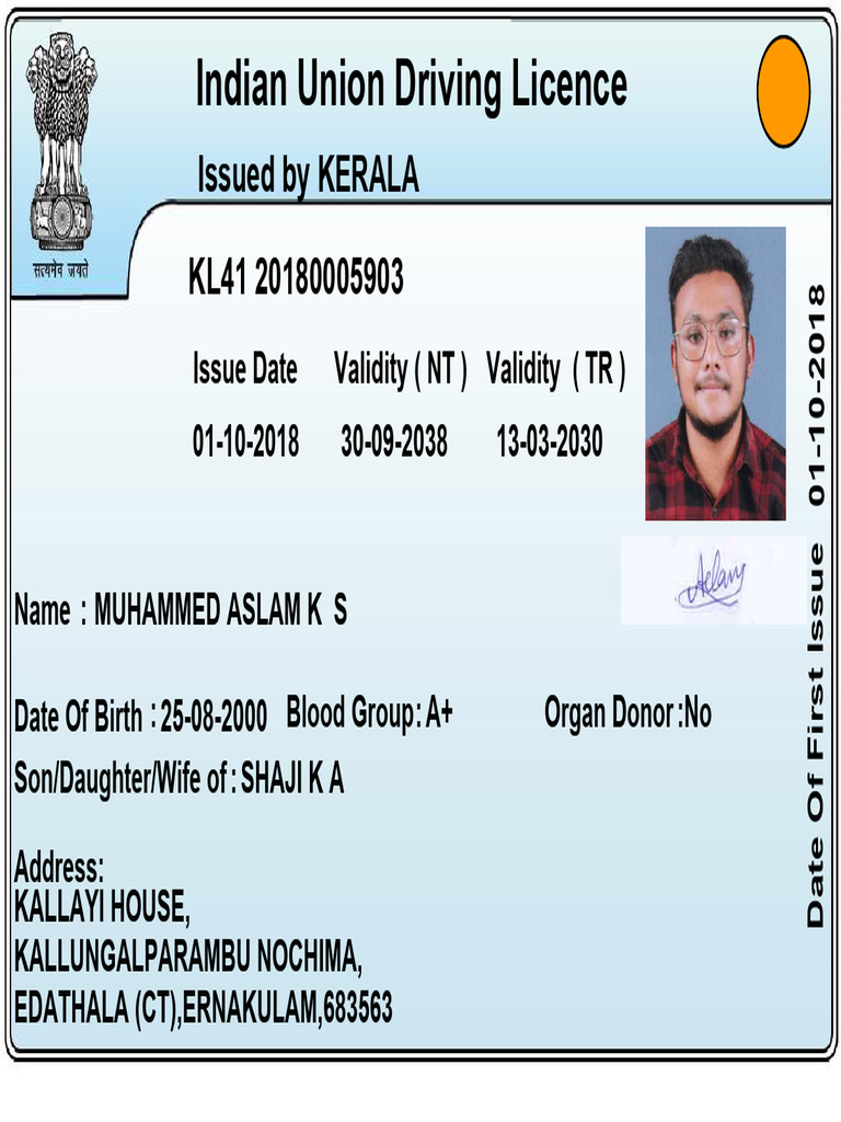 Telangana Driving Licence Details | PDF